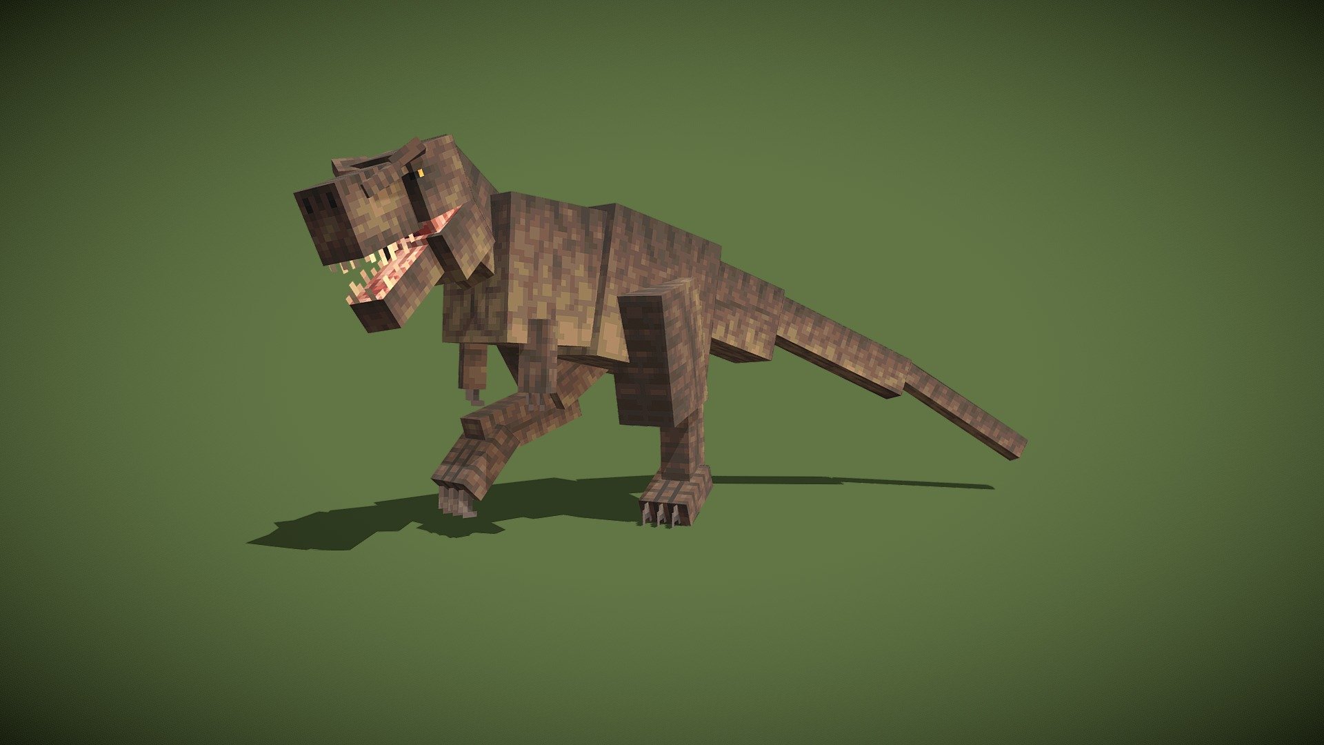 Jurassic Park Tyrannosaurus - 3D model by Ant (@blackbirdieant ...