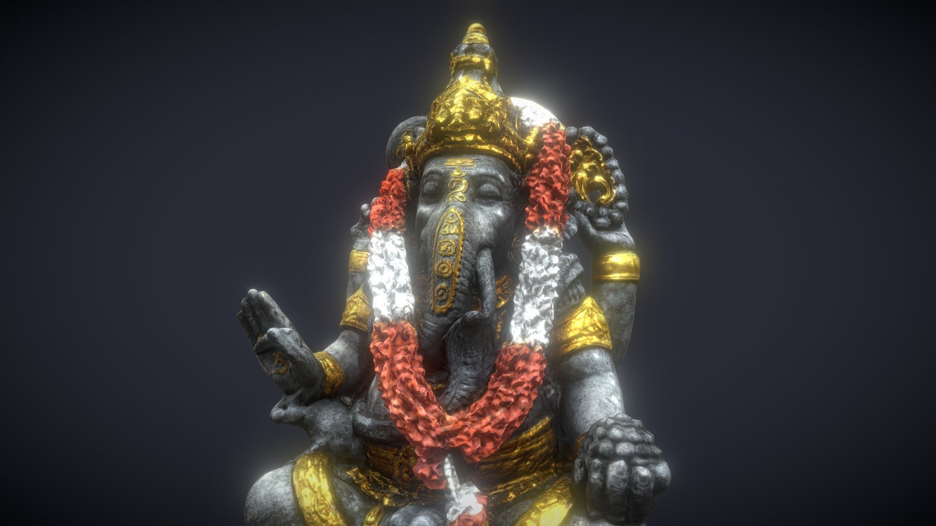 Lord Ganesha Statue Bali - Buy Royalty Free 3D model by Kayozz ...