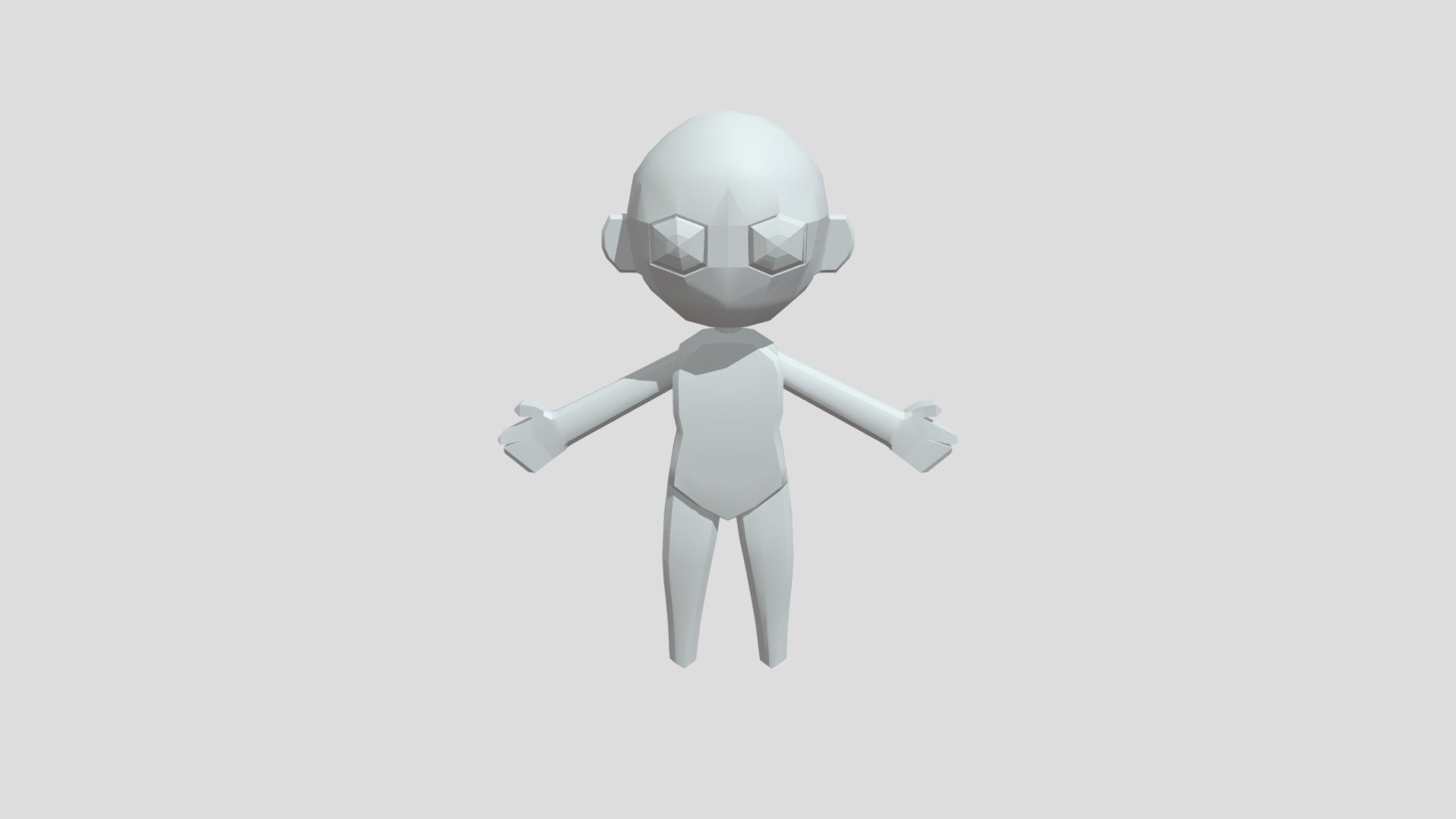 Expiramental- Chibi Humanoid - Download Free 3D model by ...