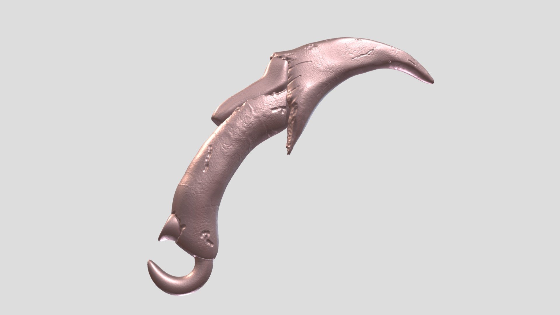 Nail Dagger - 3D model by propsmaker [05f84d8] - Sketchfab
