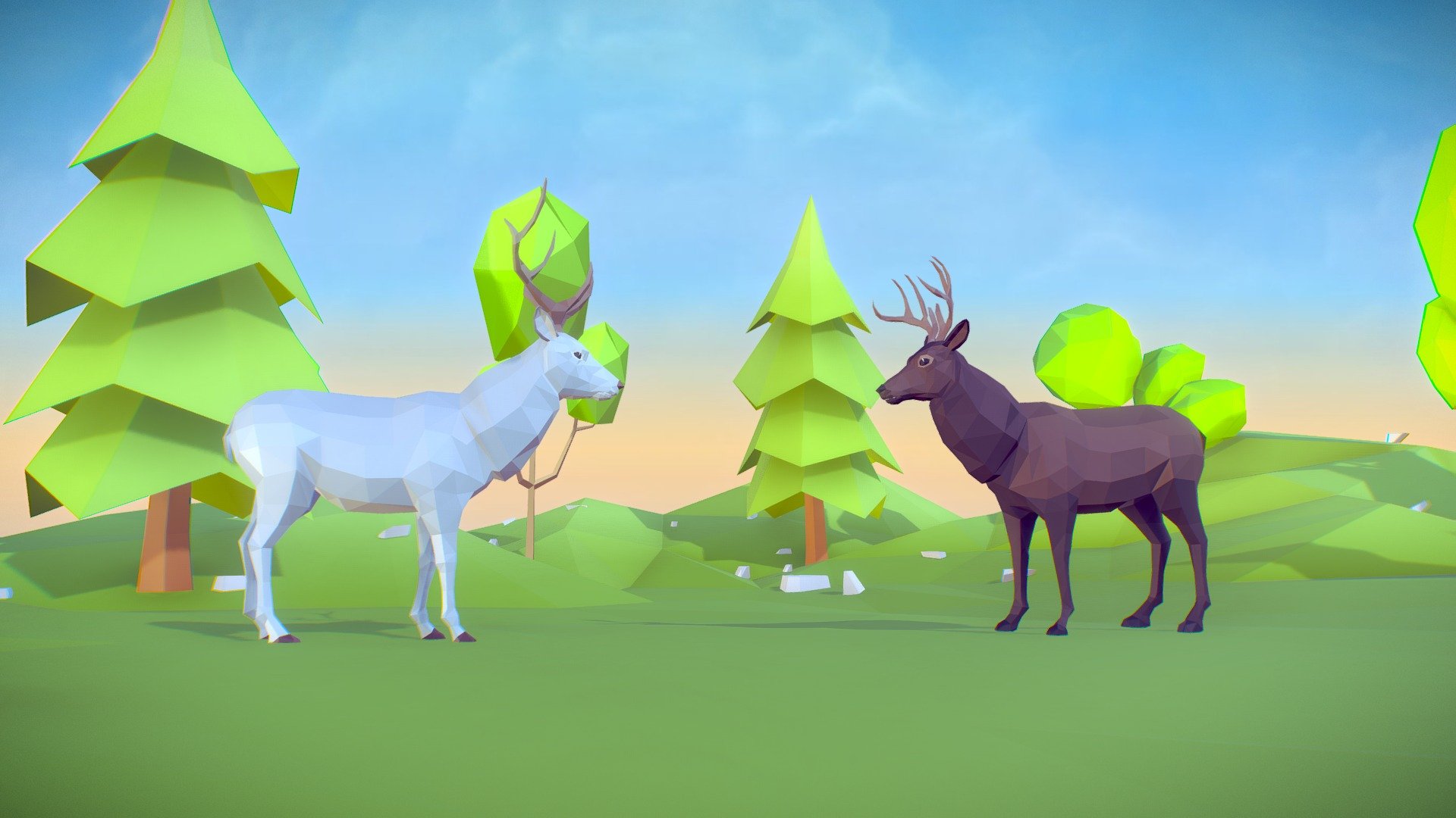 On guard my "Deer" Friend - Buy Royalty Free 3D model by Malbers Animations (@malbers.shark87 ...