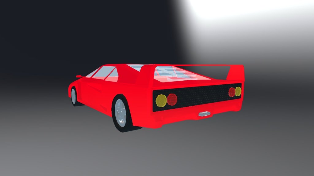 Ferrari F40 WIP - 3D model by beegee8 [05f9d47] - Sketchfab