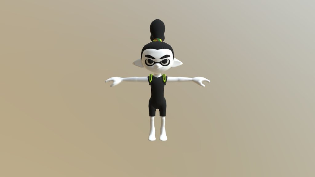 Inkling Boy - 3D model by MishiOctoling [05fb1fb] - Sketchfab