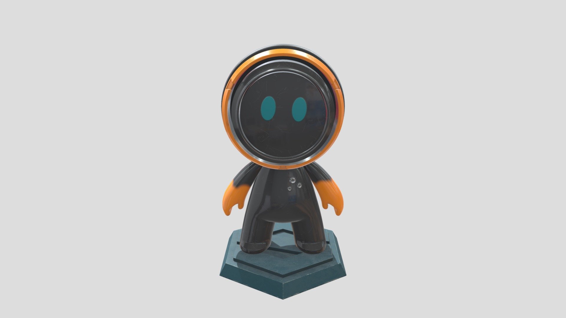 Mascot O - Download Free 3D model by VampBie_sTs [05fc191] - Sketchfab