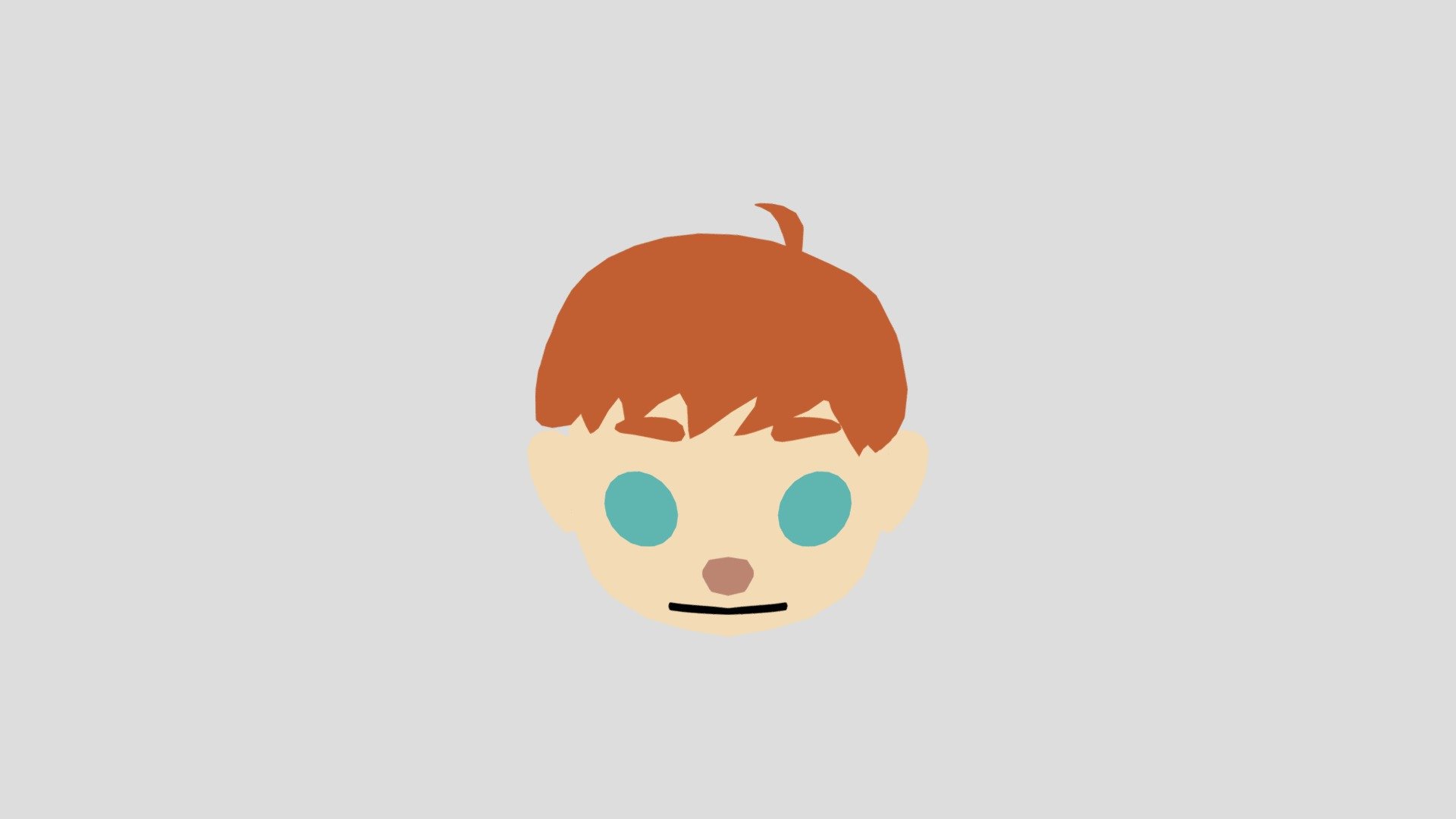 Simple Cartoon Boy Mask - 3D model by finnscown [05fce6d] - Sketchfab