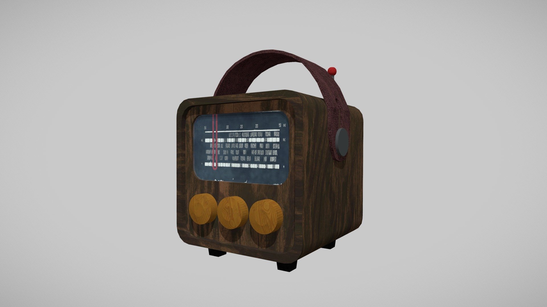 Kofferradio - Download Free 3D model by Yoshi Drescher (@YoshiDrescher ...