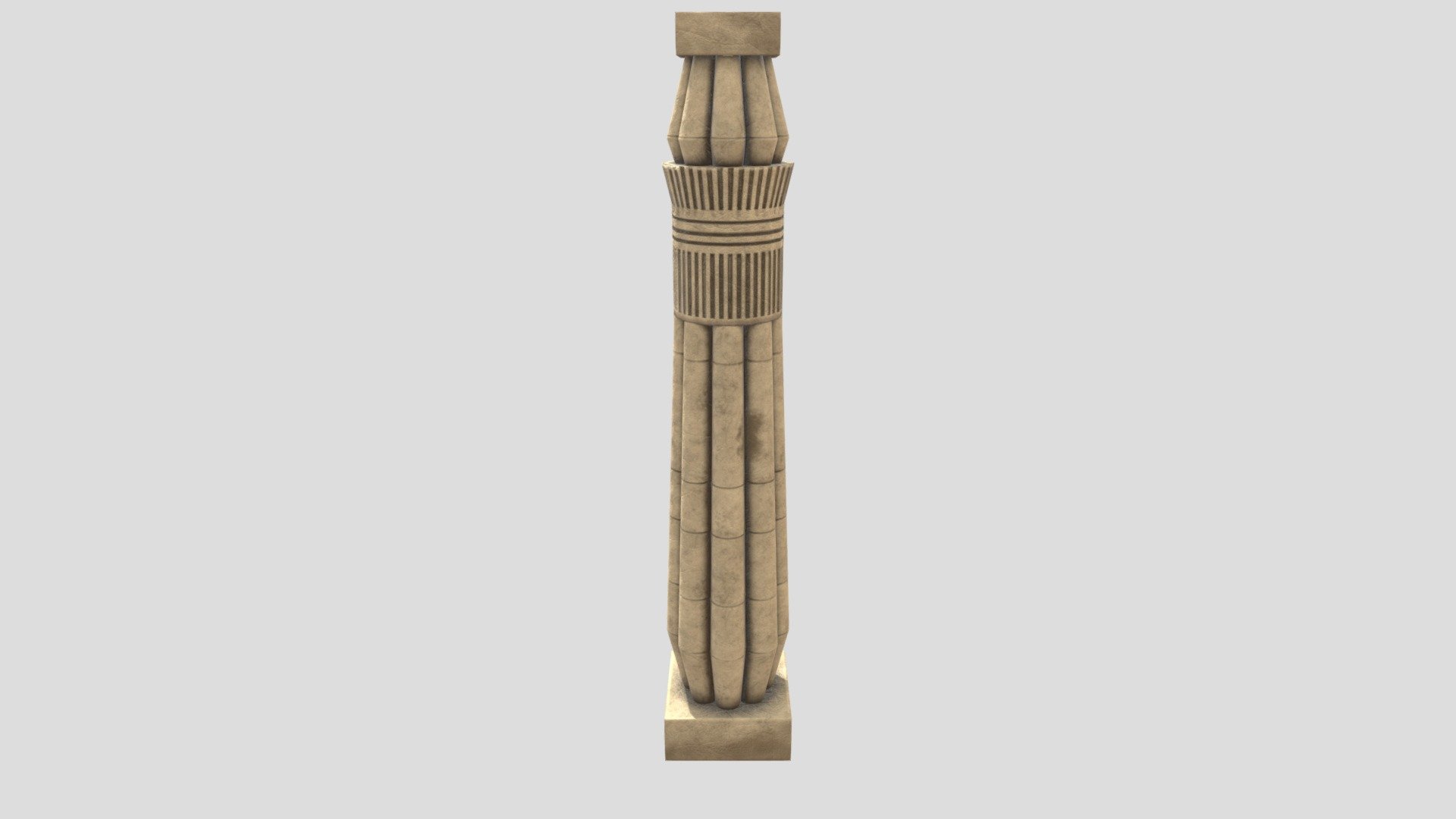 Zuma Palm Column - 3D model by wrashidd [05fe64f] - Sketchfab