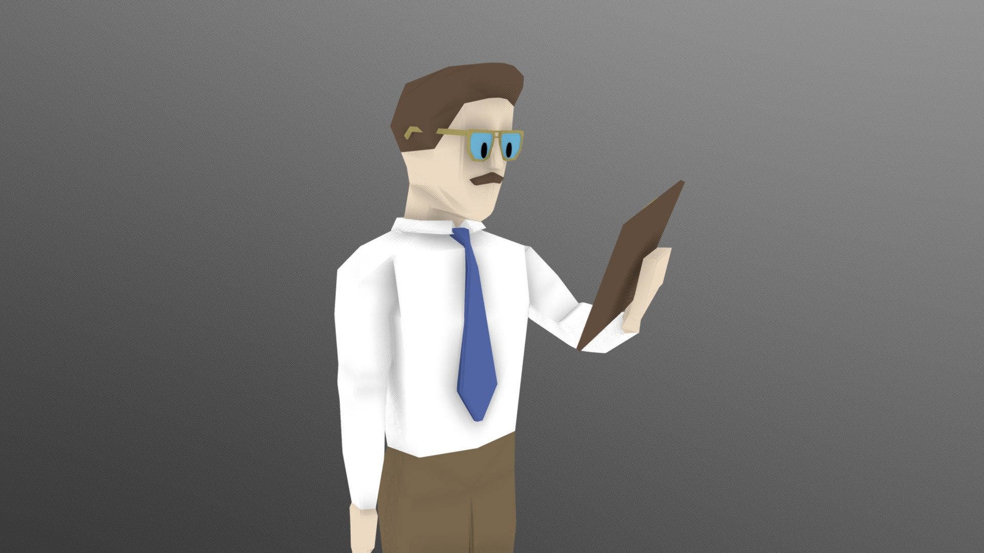Lowpoly Scientist Animated (Scaled for VR) - 3D model by LoneDeveloper ...