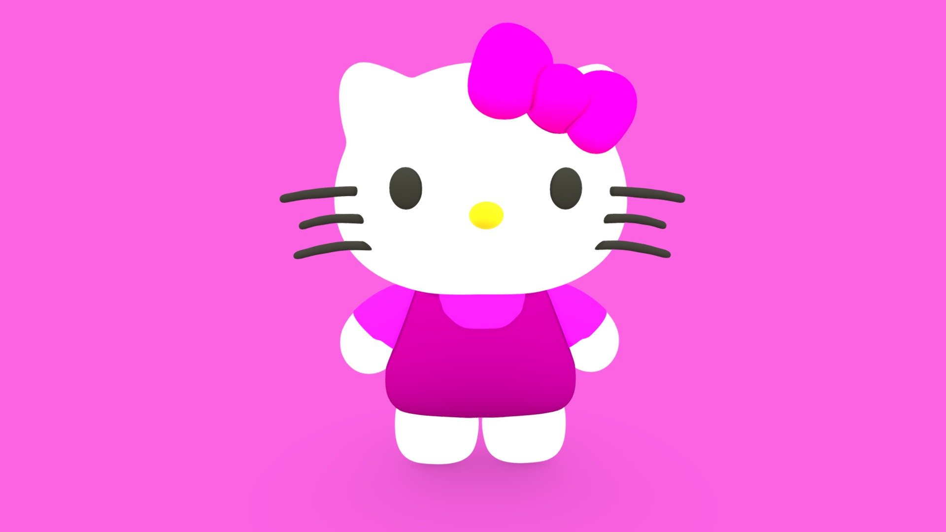 Hello Kitty - Download Free 3D model by Notto (@nottoo) [060141b ...