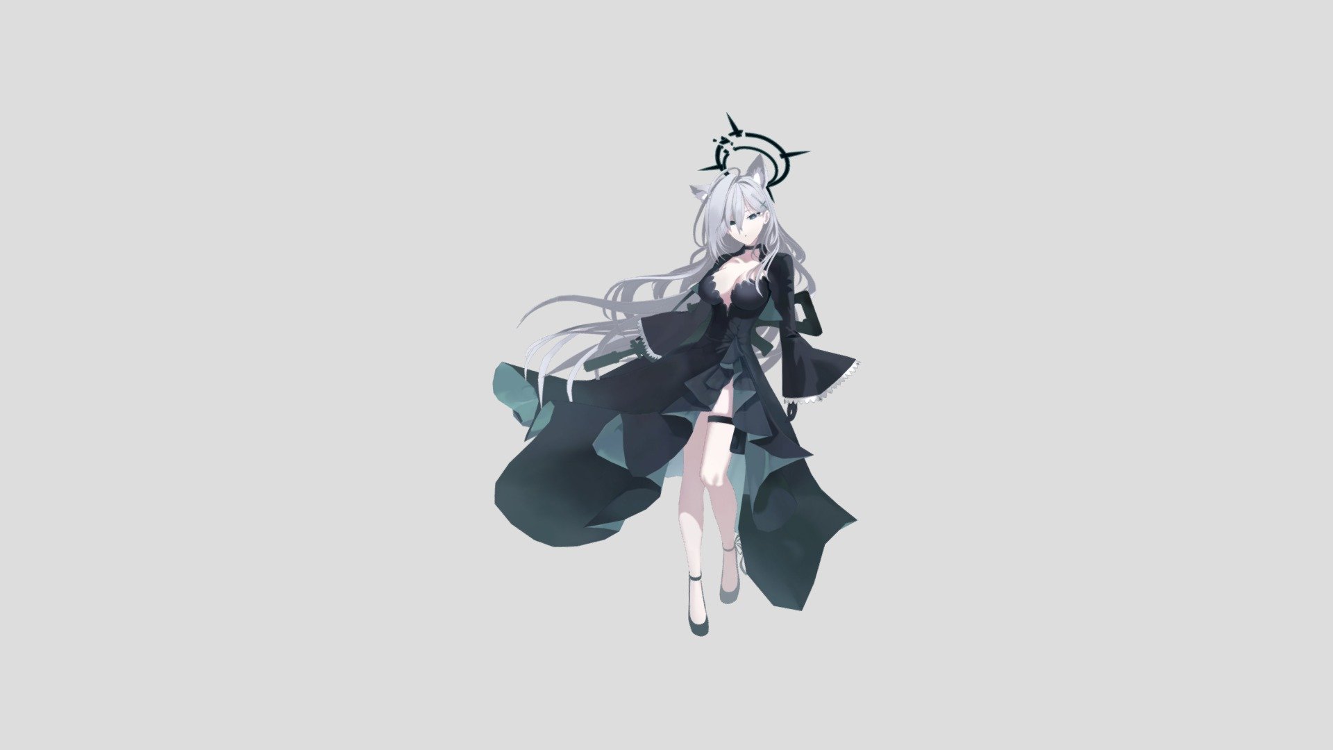 Kuroko (Shiroko Terror) - 3D model by Ryuu (@ryuu_zzzzz) [06019fb ...