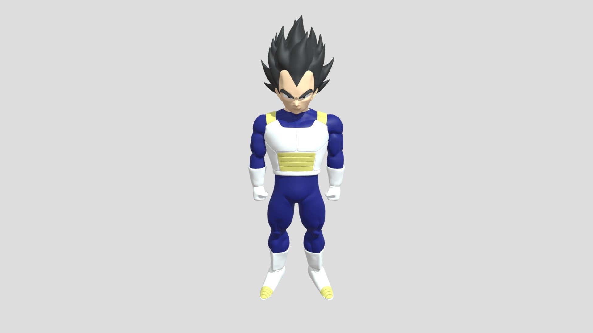 Vegeta | Dragon Ball Z - 3D model by ivancf [060532e] - Sketchfab