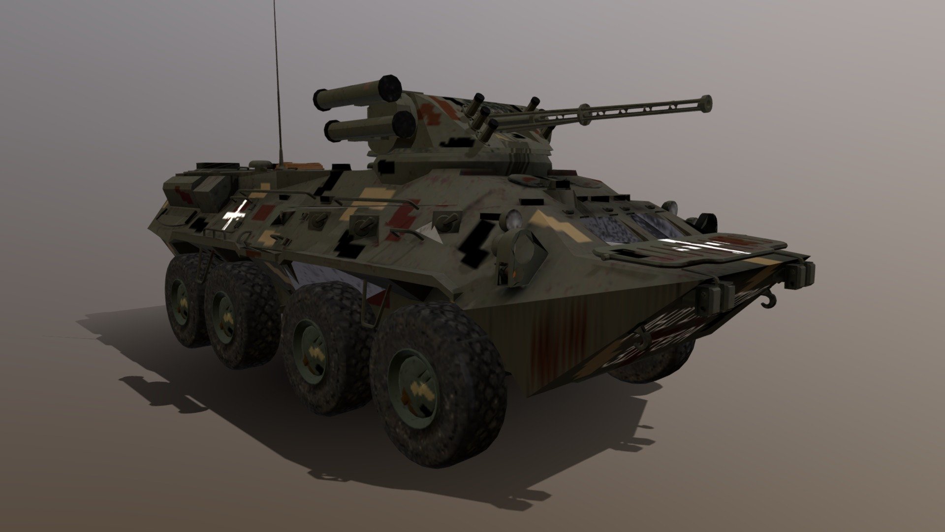 Ukrainian BTR-3E - Download Free 3D model by 42manako [060565e] - Sketchfab