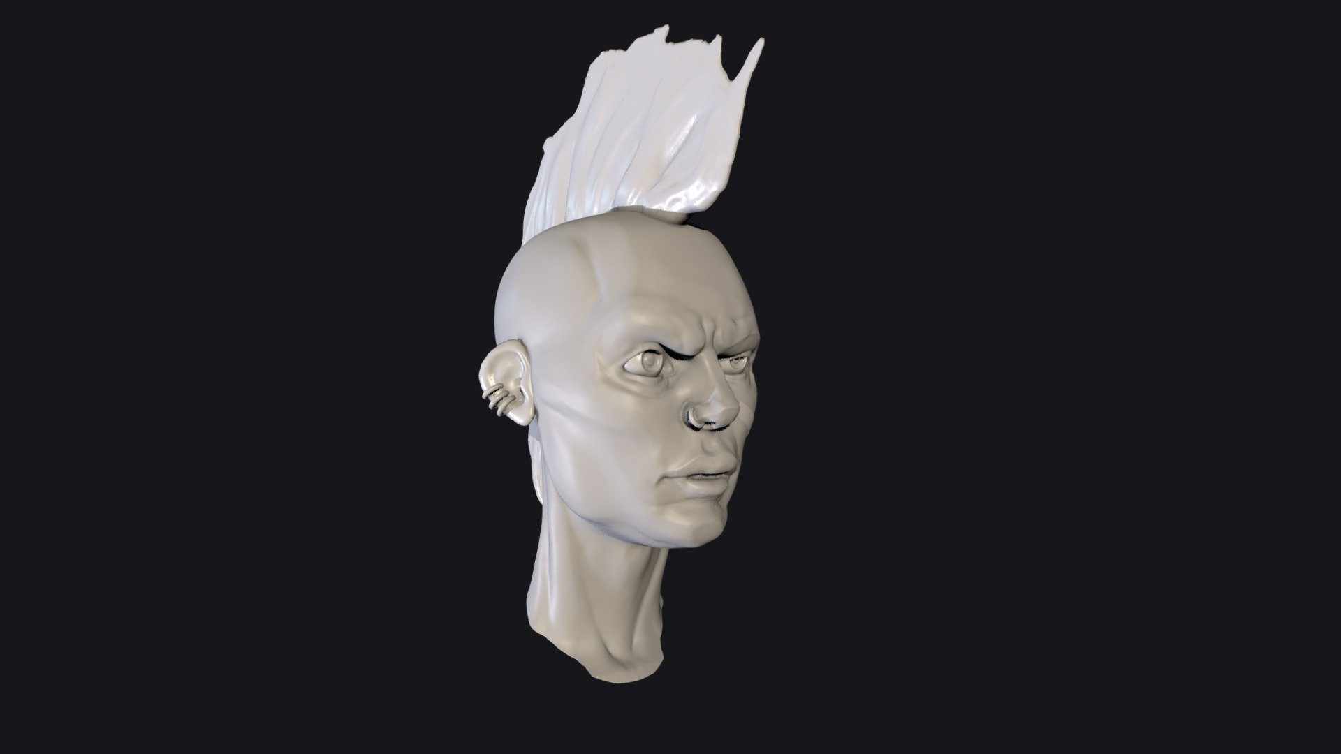 SculptJanuary2018 13 - Punk - 3D model by plasmaernst [060ae79] - Sketchfab