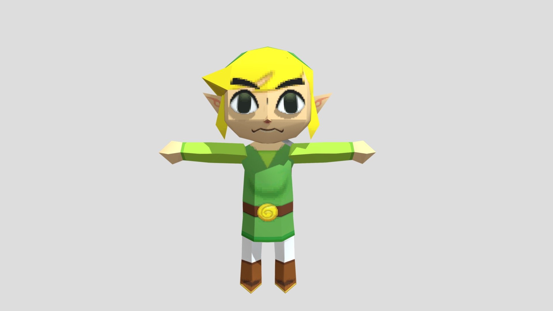 The Legend of Zelda Spirit Tracks - Link Tunic - Download Free 3D model ...