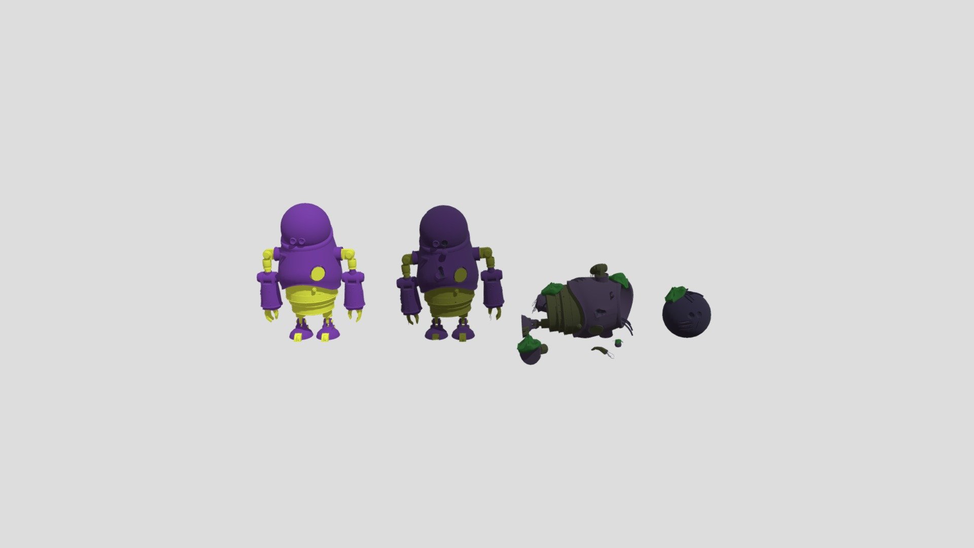 Robot Destruction - Download Free 3D model by wine.zero.alcohol ...