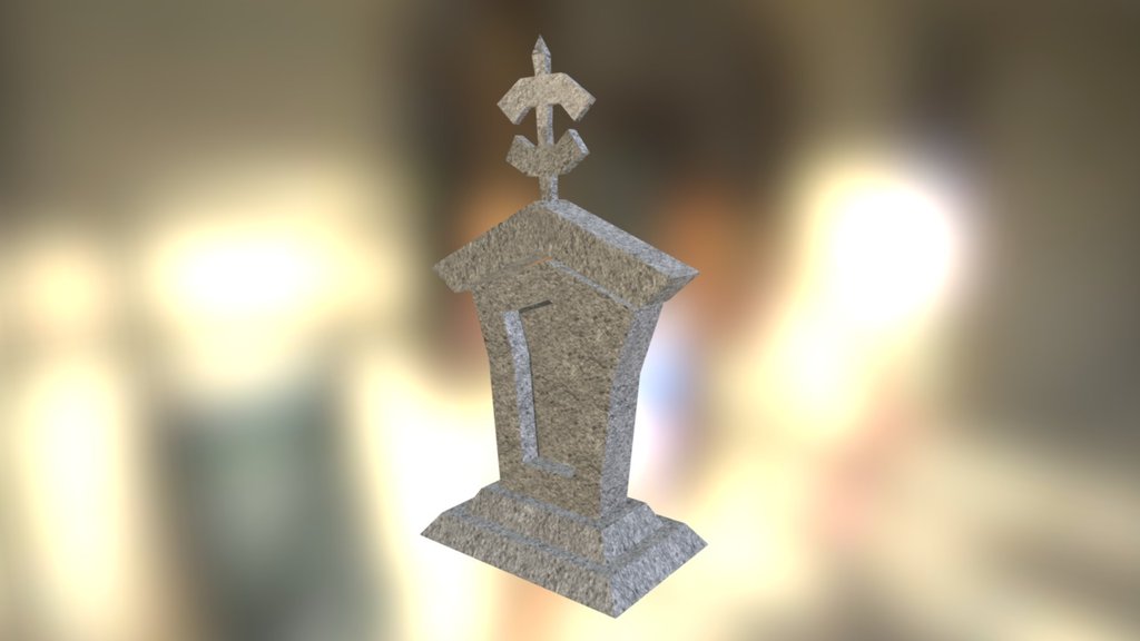 Gravestone - Download Free 3D model by jonnybolton [060d72d] - Sketchfab