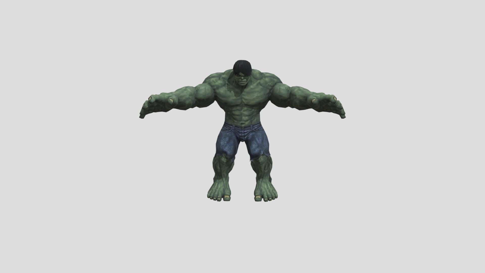THE INCREDIBLE HULK. - 3D model by aarajesh [060fe28] - Sketchfab