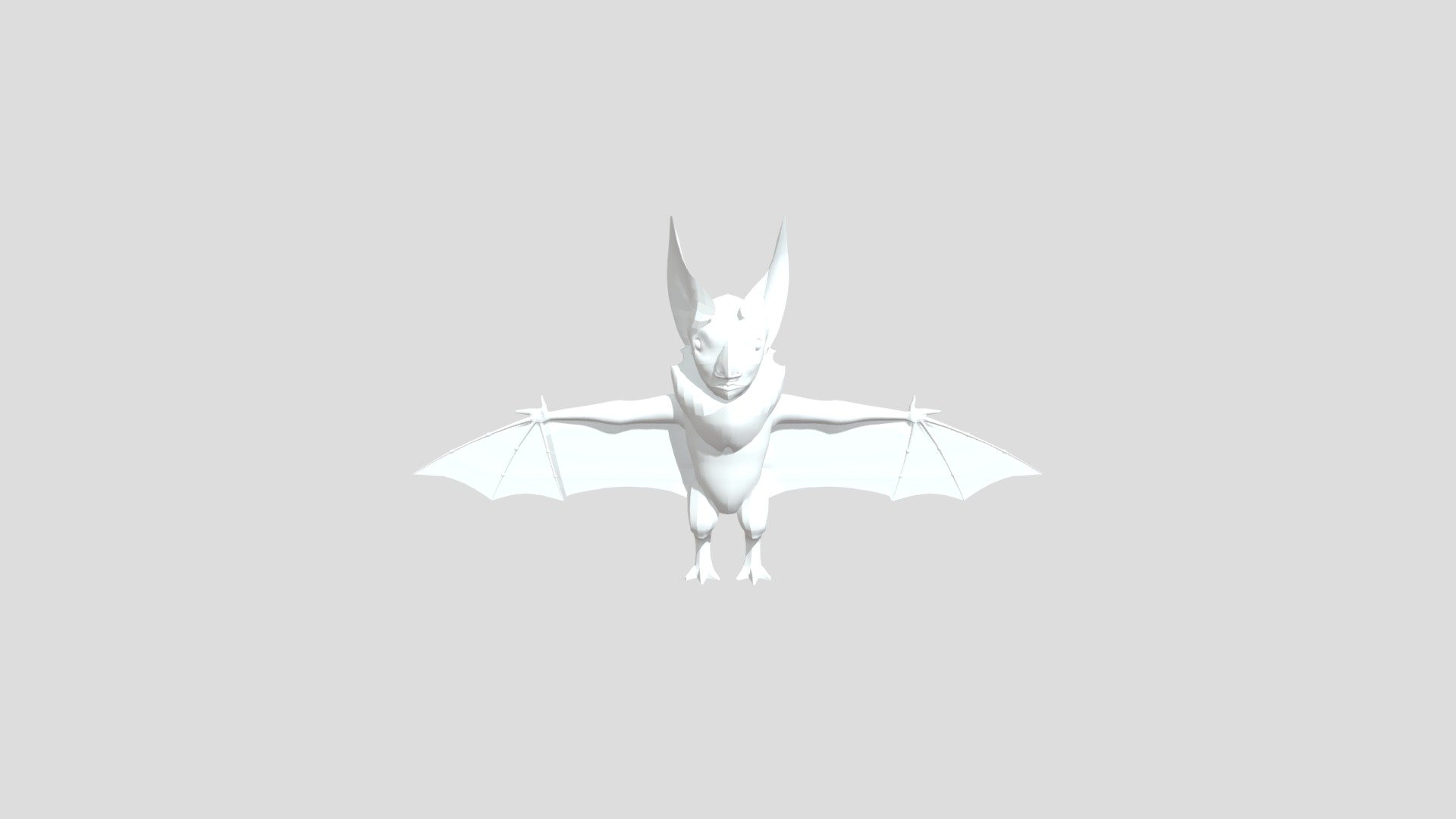 Bat Character - 3D model by srjoyce29 [0610bd8] - Sketchfab