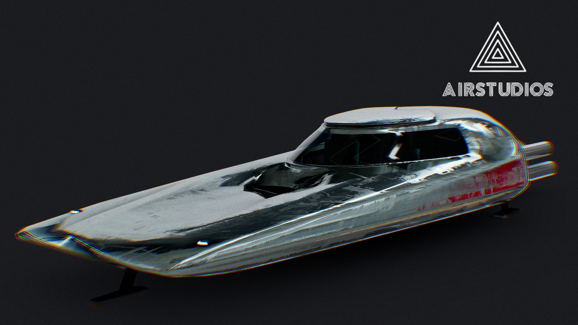 Sci-Fi Flying Vehicle - Buy Royalty Free 3D model by AirStudios ...