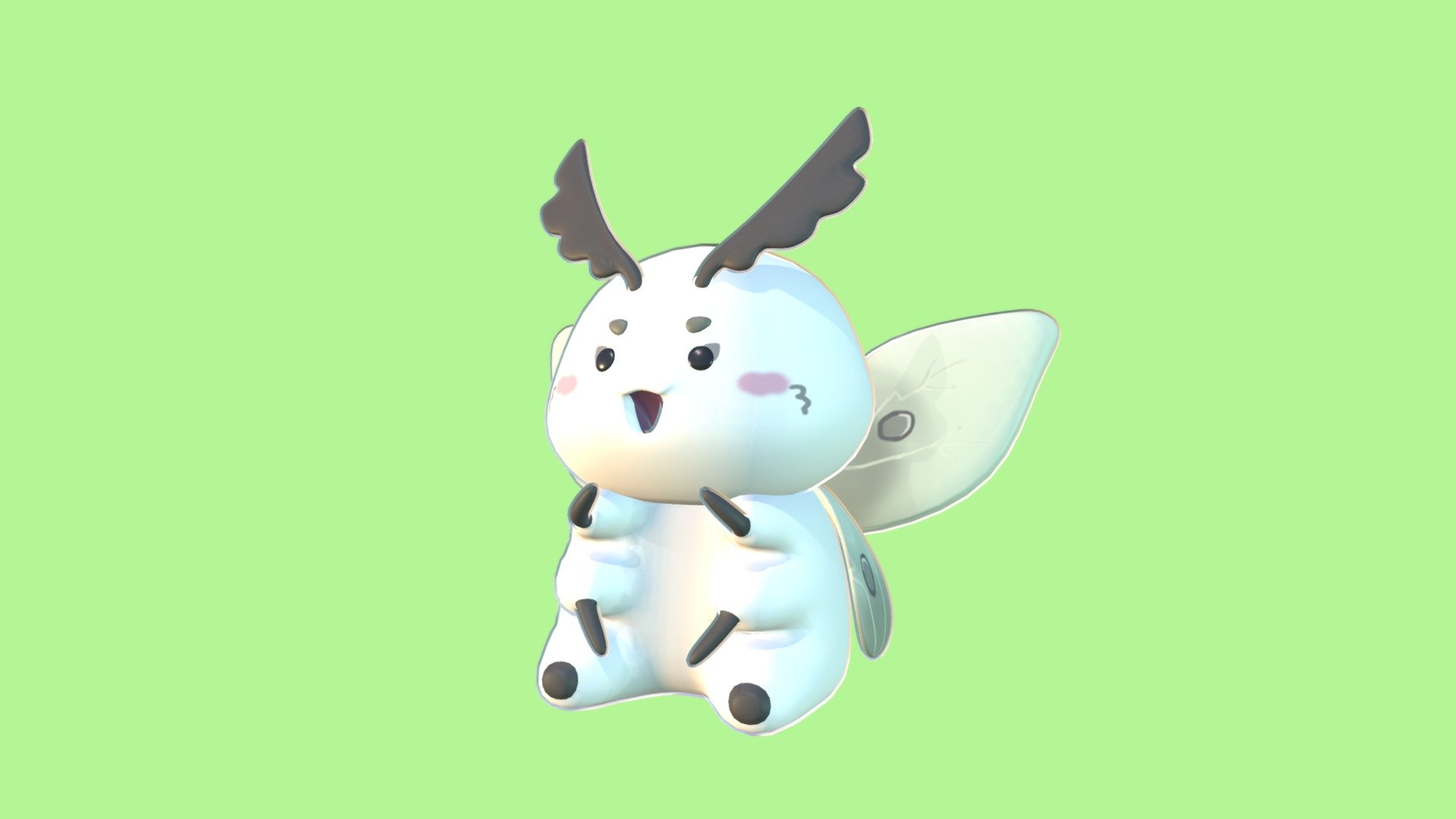 Baby Moth Juniper - Download Free 3D model by BunnyGame (@BunnyGameTW ...