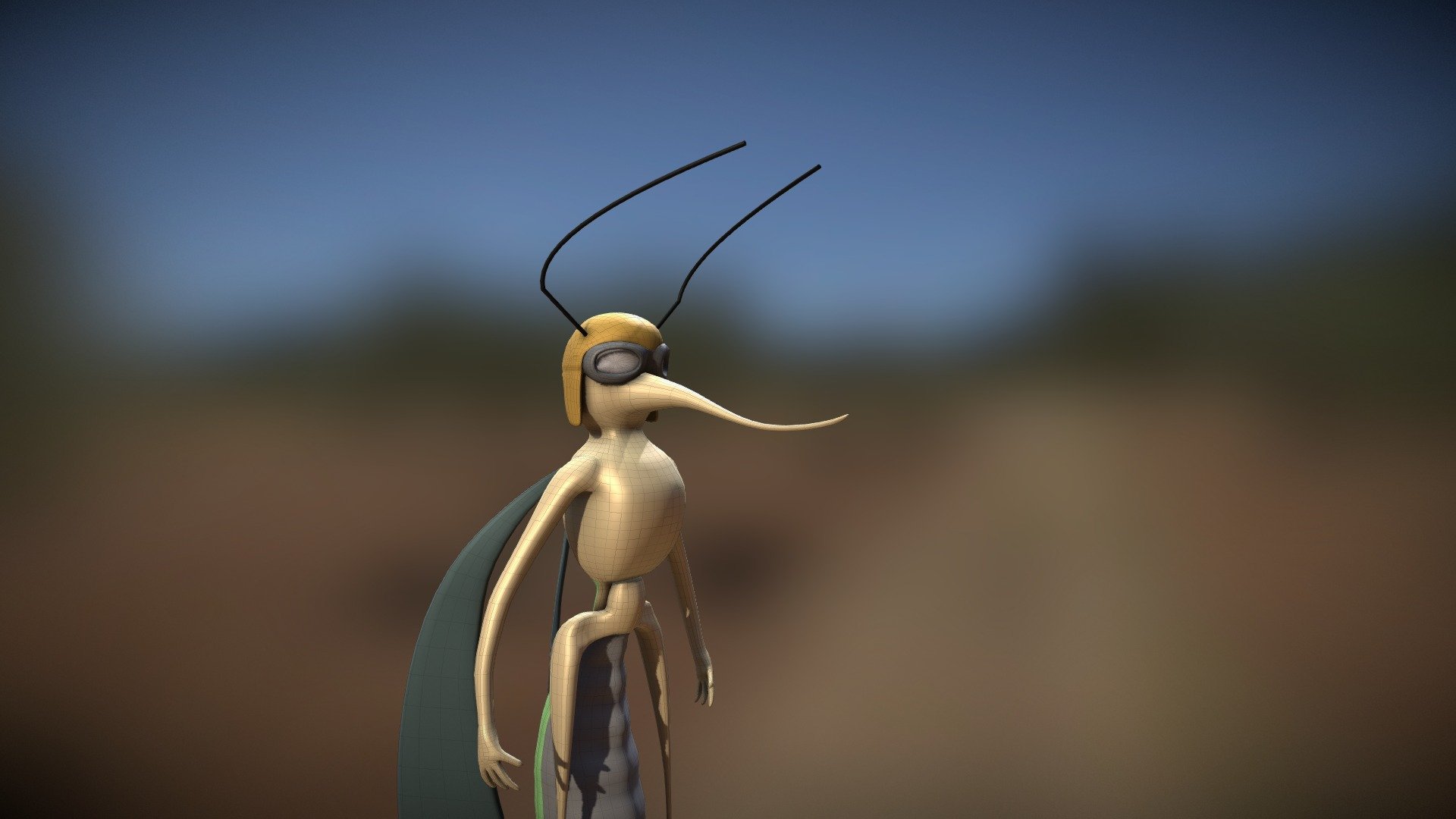 Makhi - 3D model by Devashish.Patra [061214e] - Sketchfab