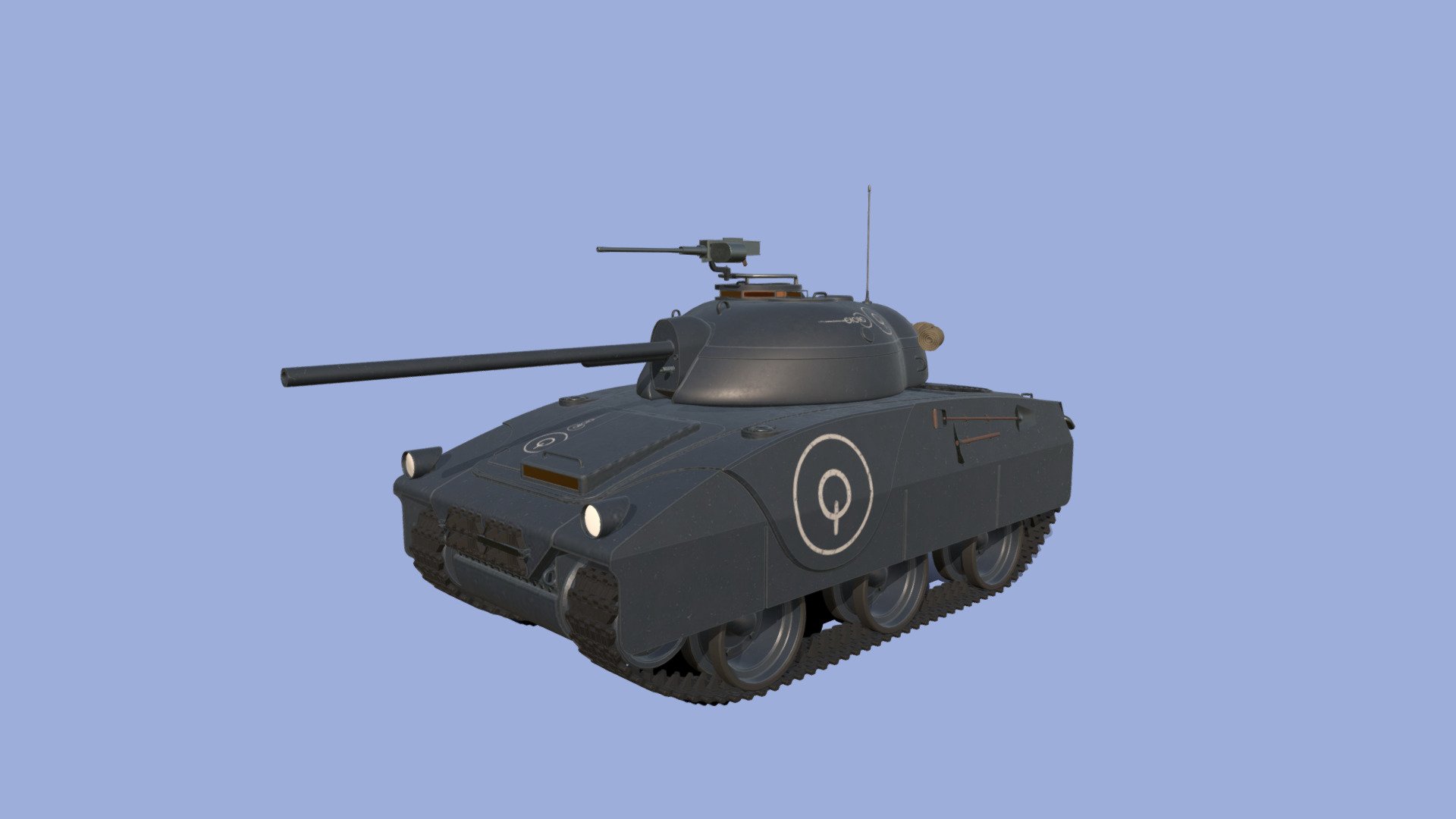 Medium Tank - 3D model by Douglas K. (@Doug7070) [0612812] - Sketchfab