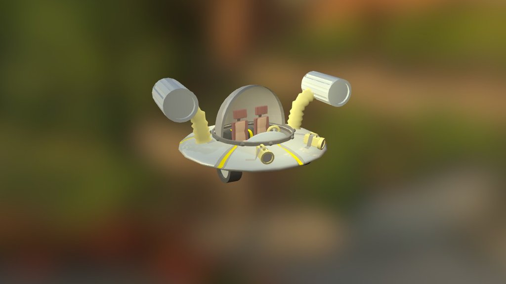 Rick and Morty Ship - 3D model by tellemgastelum (@tellemgastelumgirl ...