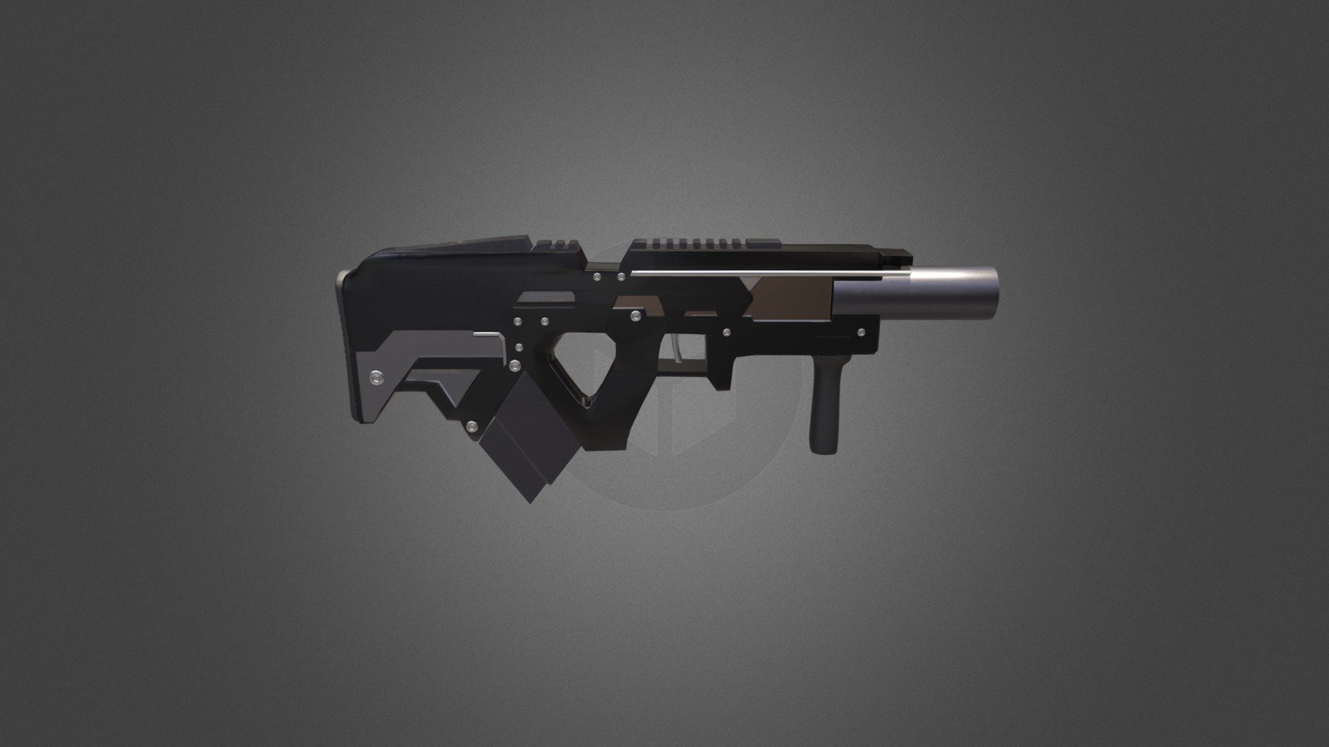 Assault Rifle - 3D model by Jordan Casavecchia (@jcasavecchia) [0613514 ...