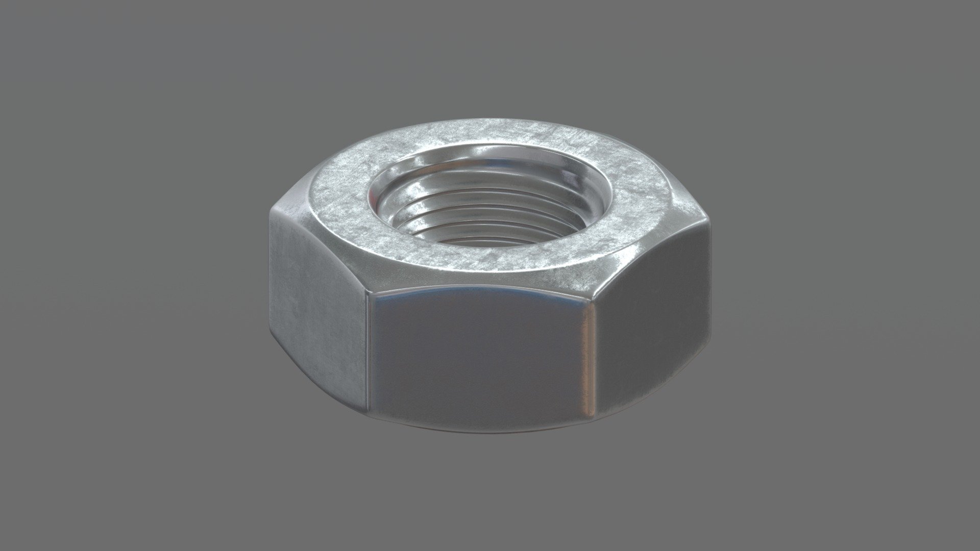 Steel Nut - 3D model by PrizzmStudios [0614e2c] - Sketchfab