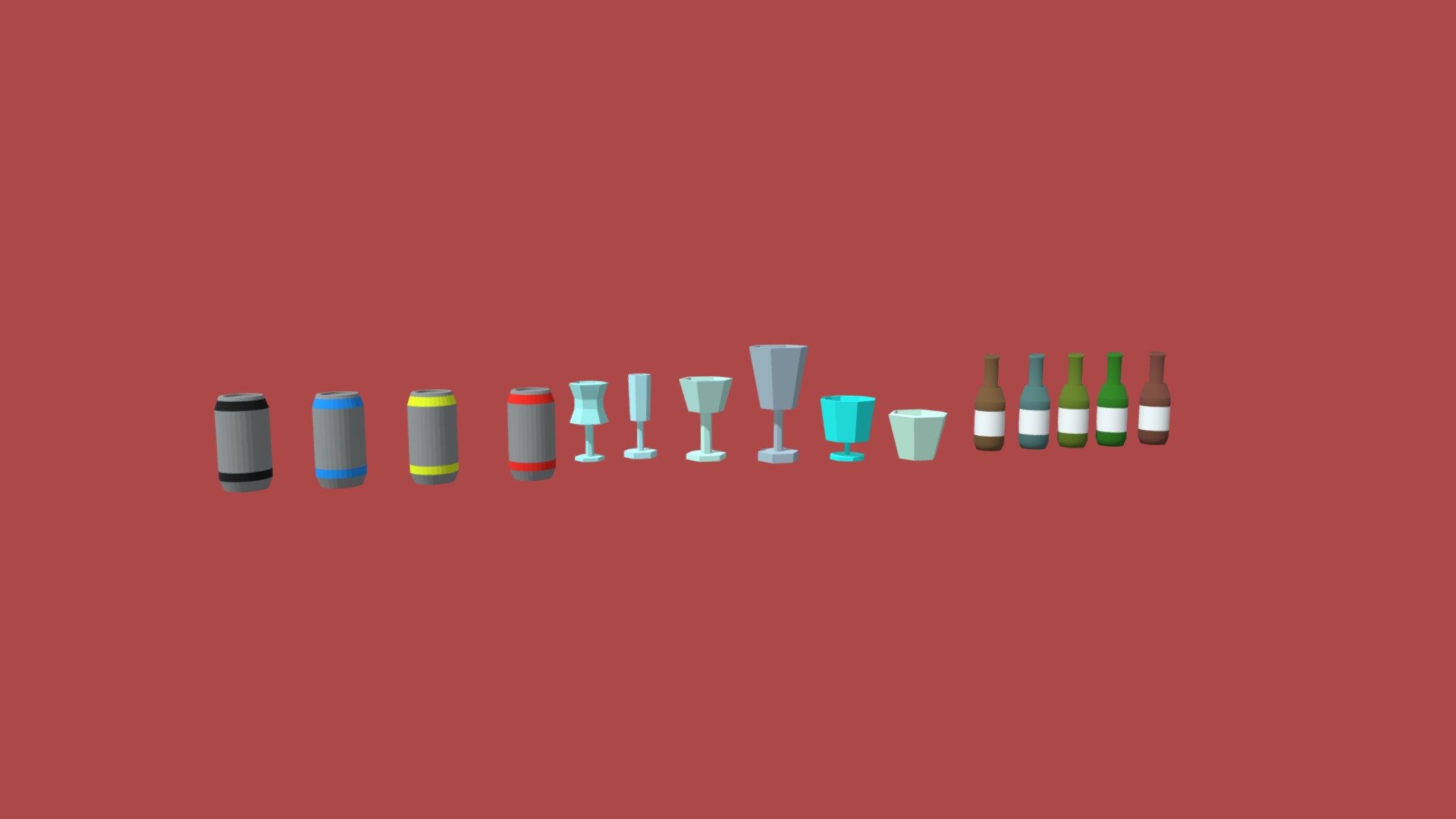 Low poly Props - Download Free 3D model by Anton.Kasian.Edberg [0617755 ...