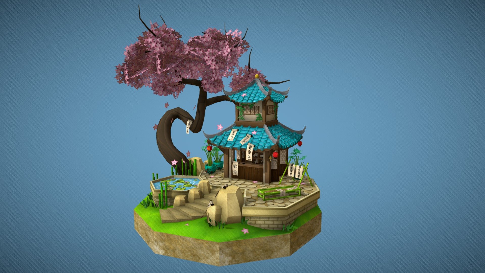 DAE Villages: The Messy Scroll Maker - 3D model by Louis Van Steen ...