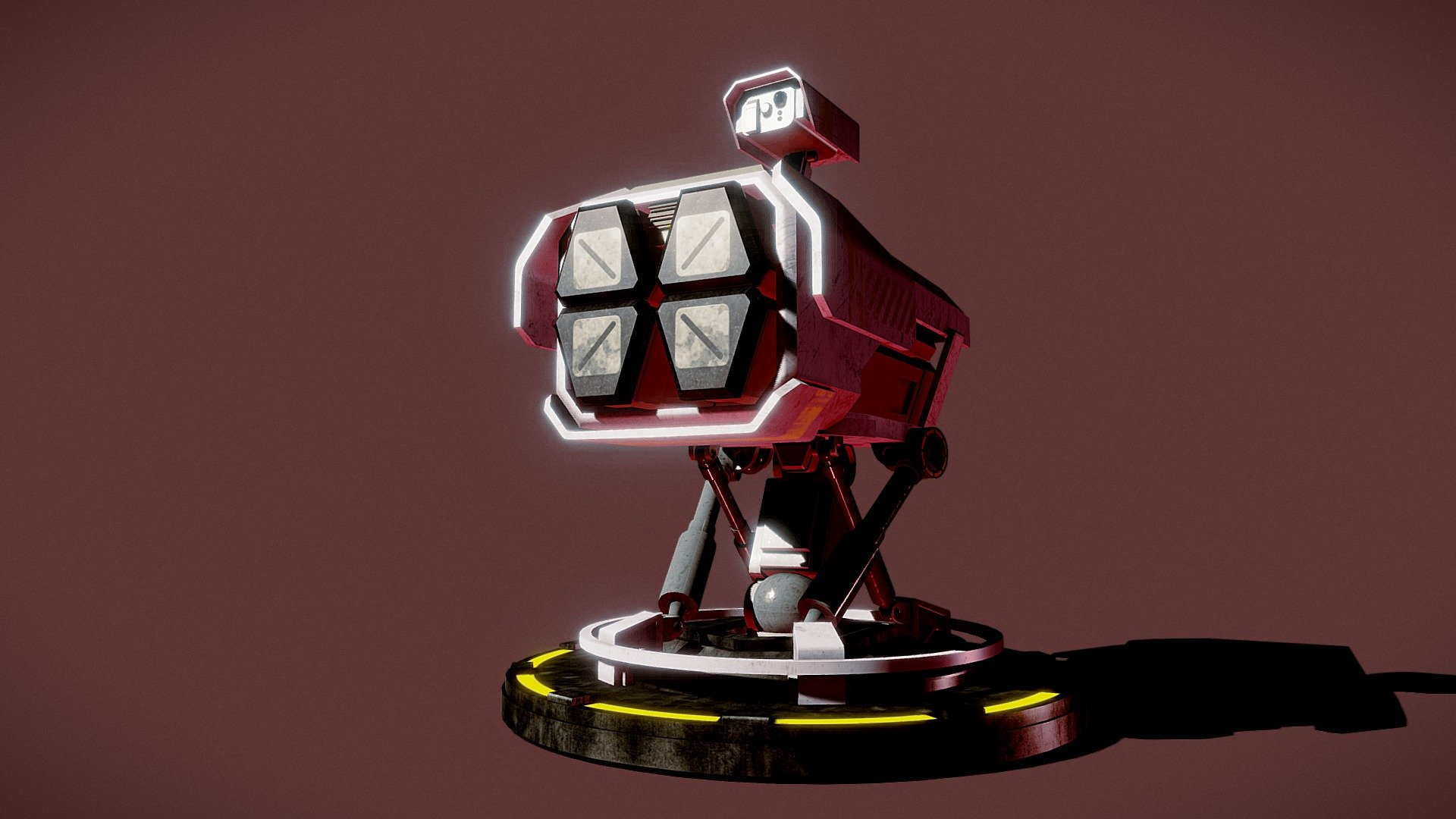 XM86 Rocket Launcher Turret - Buy Royalty Free 3D model by ARKON MAREK ...