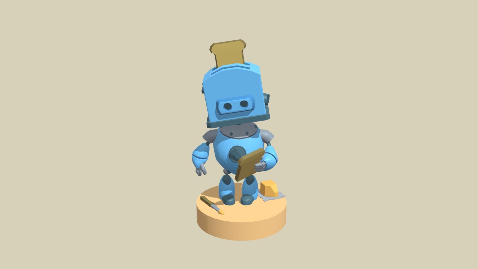 robot_toster - Download Free 3D model by astvand [0618a96] - Sketchfab