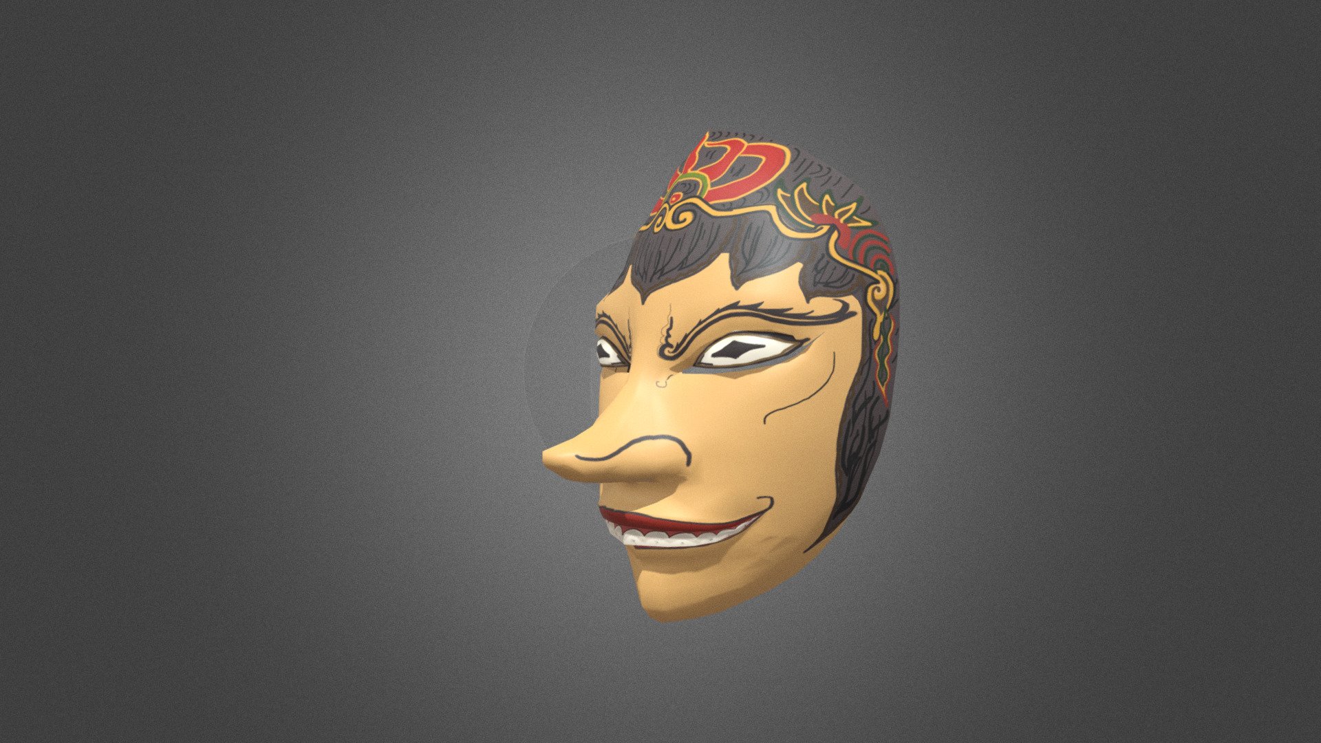 Panji Mask Java Lowpoly - Download Free 3D model by velincy [061a79f ...