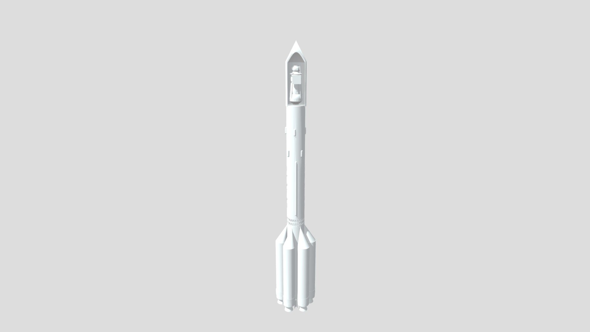 Proton K with Zarya ISS Module - Download Free 3D model by Soviet Model ...