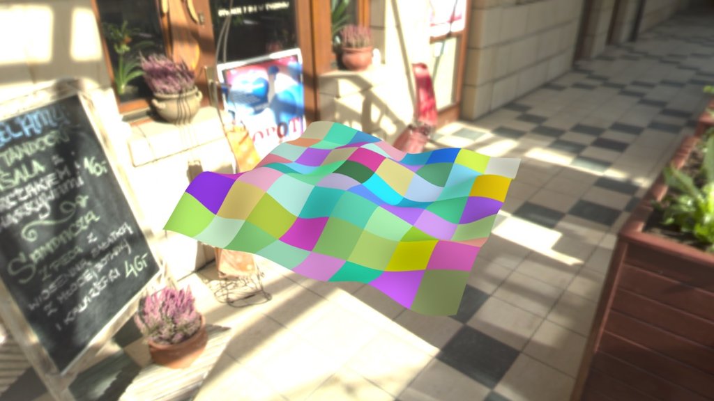 Random C2 surface of cubic Bézier patches - Download Free 3D model by ...