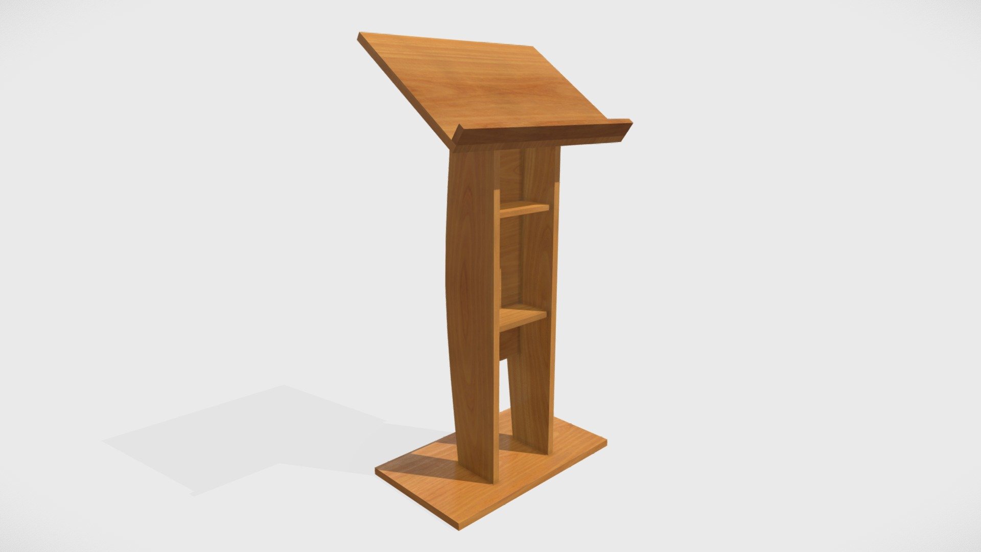 Lectern - Pulpit - Buy Royalty Free 3D model by We3Do (@we3DoModel ...