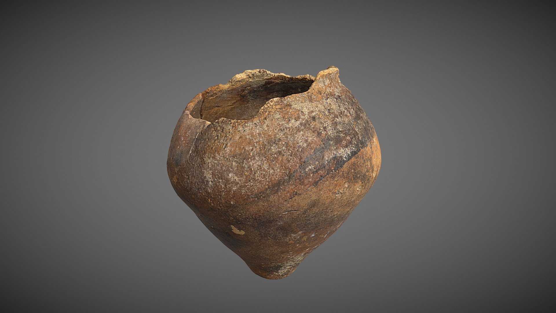 Late Yayoi pot (弥生土器) - 3D model by CoreyNoxon [0621a1e] - Sketchfab