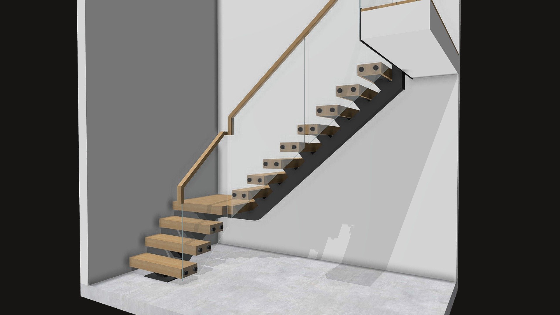 Graphite Studio - stair Design - 3D model by The Metal Staircase ...