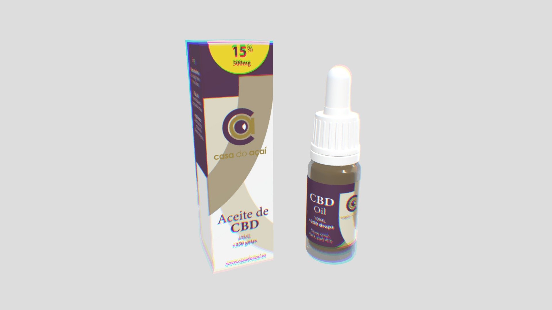 Aceite de CBD - 3D model by borjapastori [06239a4] - Sketchfab