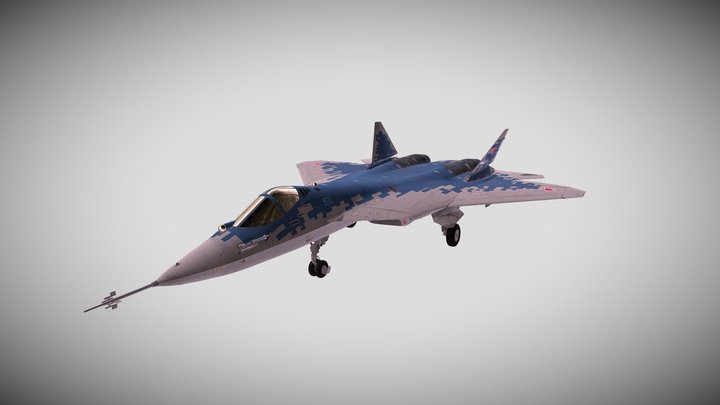 Su-57 3D models - Sketchfab