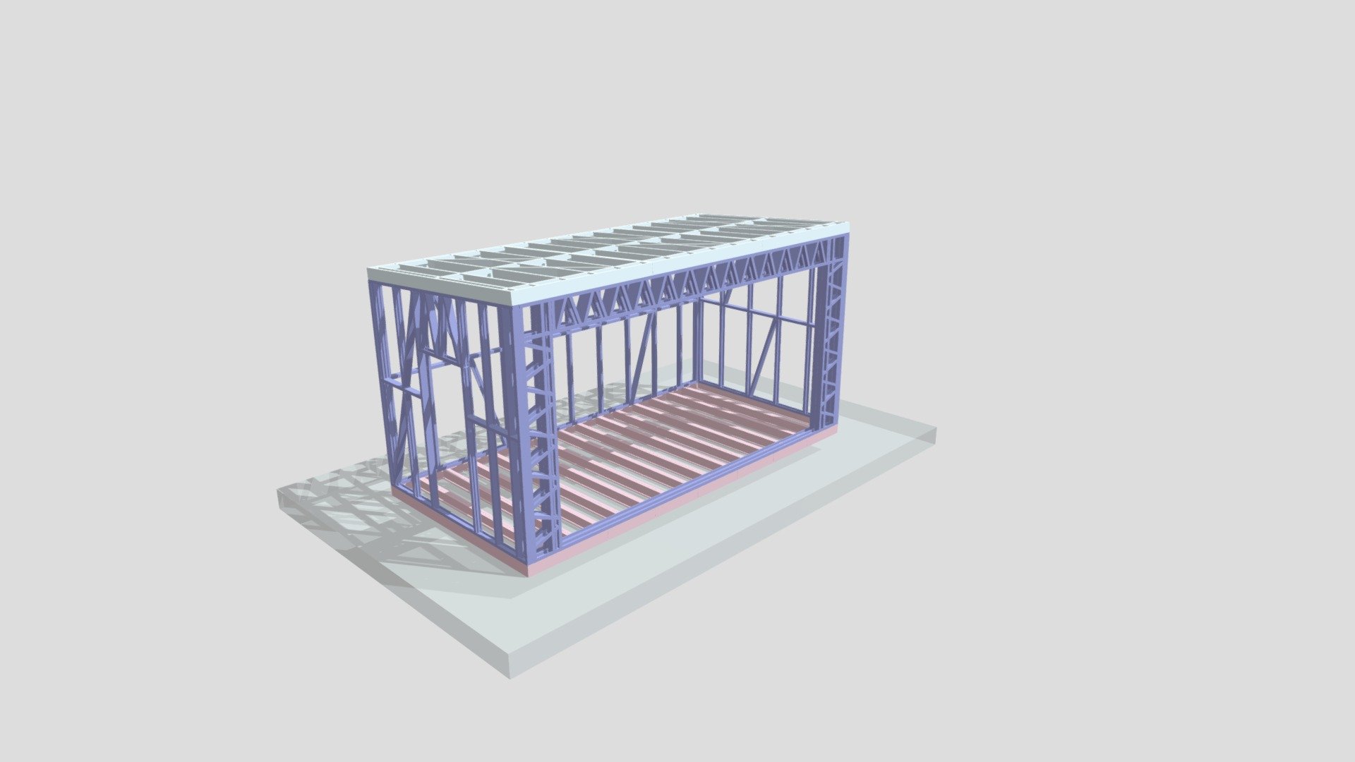 Pavilion 3x6 - 3D model by smartsteel [0627026] - Sketchfab