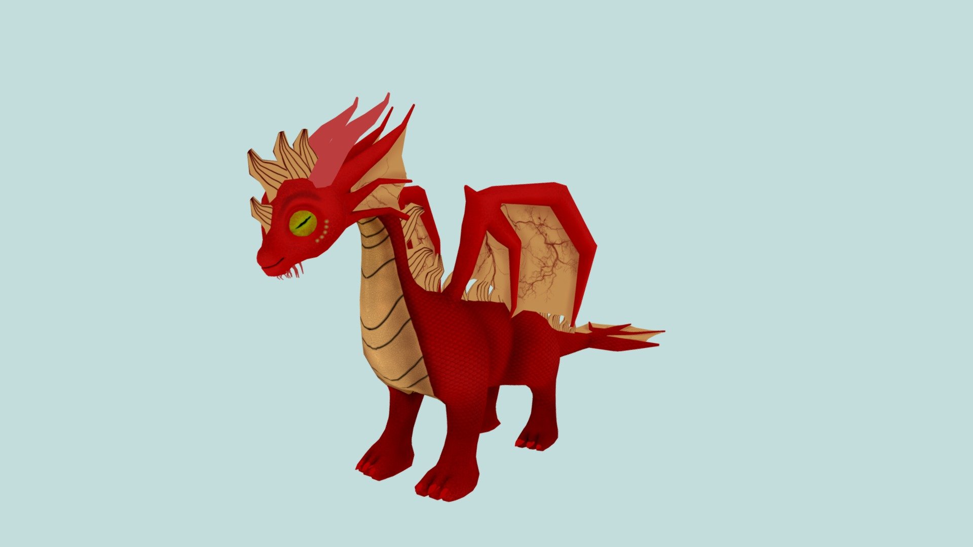 Young Dragon - 3D model by creative.avl [06278ef] - Sketchfab