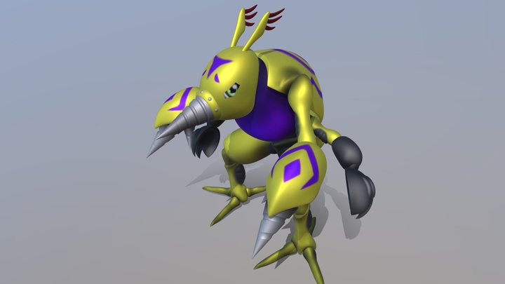 Digimon-digimon-adventure 3D models - Sketchfab