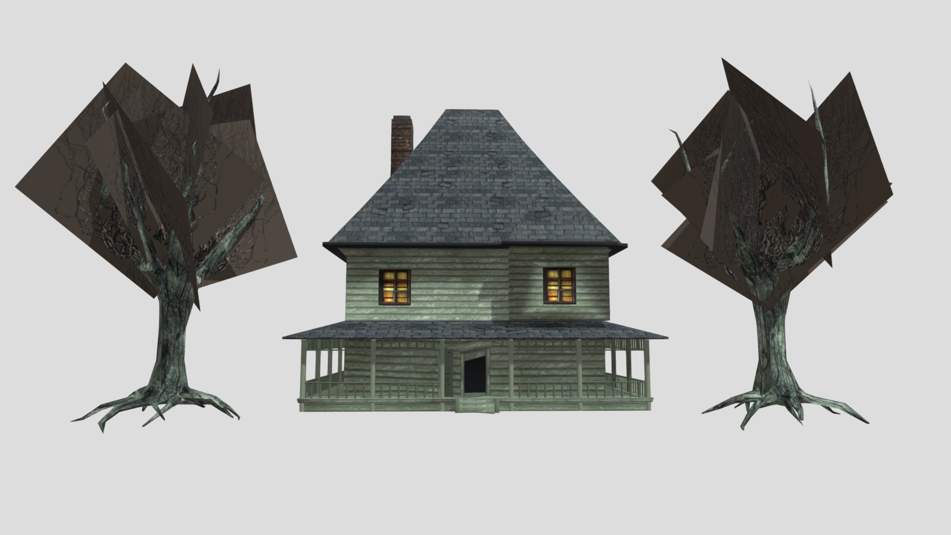 Monster House - 3D model by 23200 [06293e1] - Sketchfab