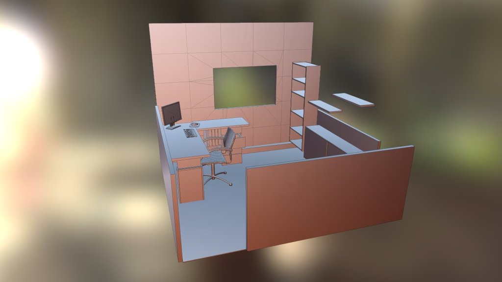 Escritorio Altern 2 - 3D model by peteque (@petque) [0629519] - Sketchfab