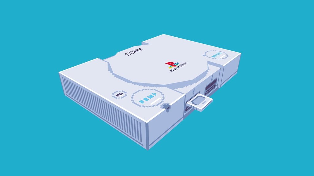 PlayStation 1 - 3D model by Hyohnoo [0629e40] - Sketchfab