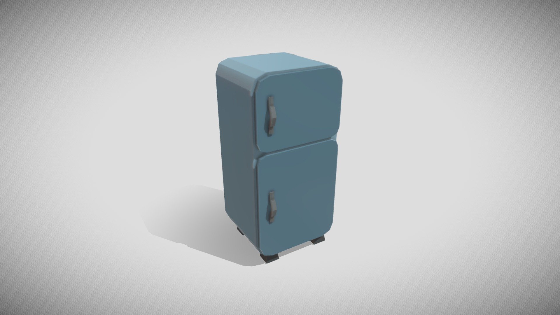 Low Poly Fridge - Buy Royalty Free 3D model by AssetSource [062b971 ...