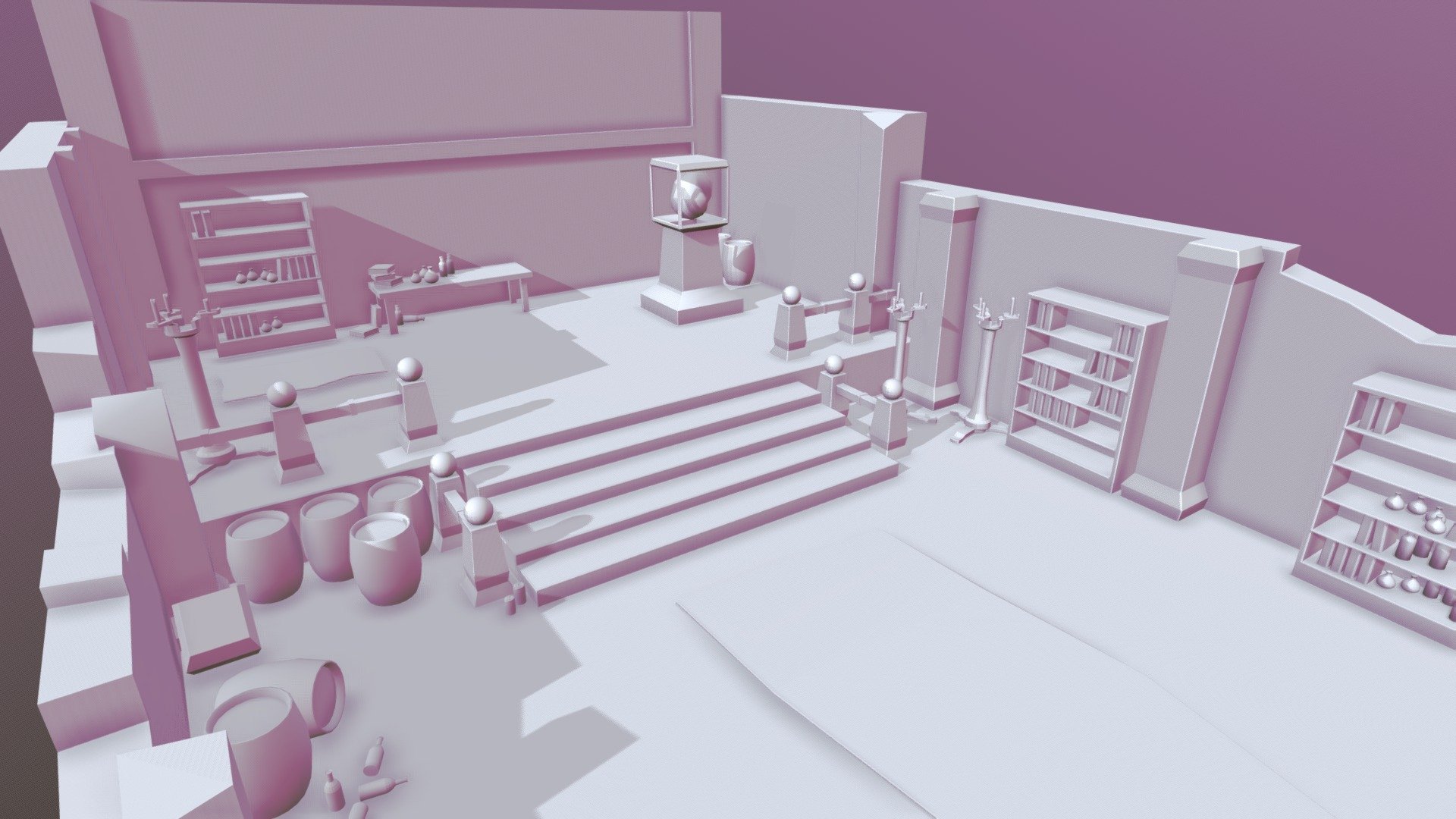 Wizard's Workroom (Untextured) - 3D model by Olivia A (@oliviaarnell ...