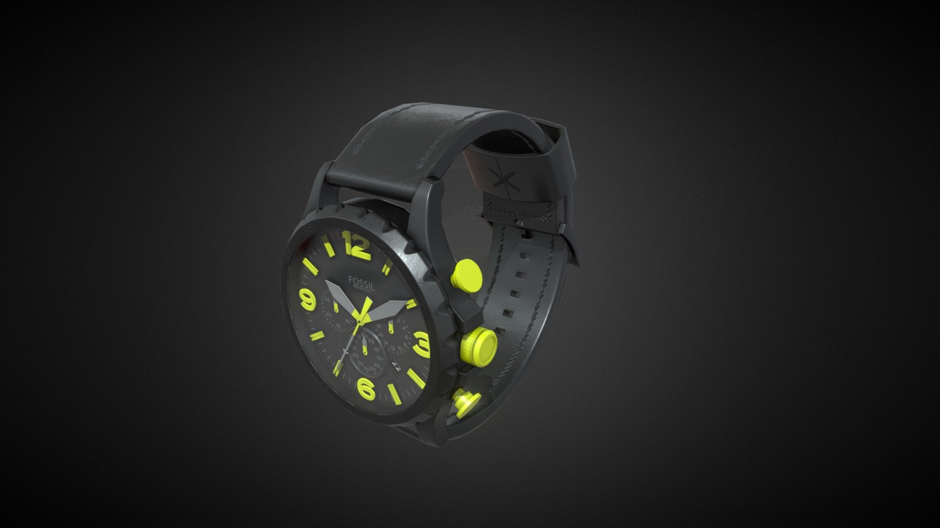 Fossil Custom Watch - Download Free 3D model by Remik.Papaj [062c791 ...